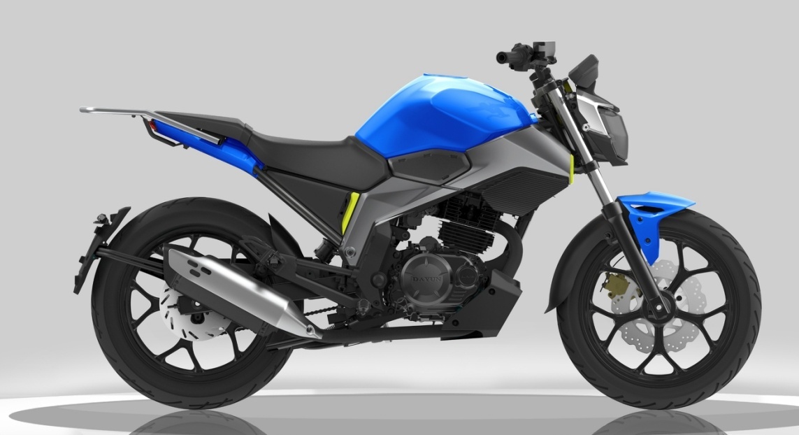 Купить Мотоцикл DAYUN Mecha DY200-9 синий, серый в Алматы – Магазин на ...