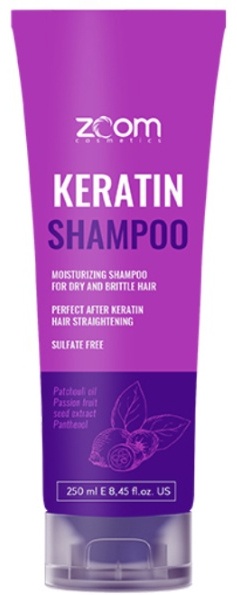Купить Zoom Cosmetics Keratin шампунь 250 мл в Алматы – Магазин на Kaspi.kz