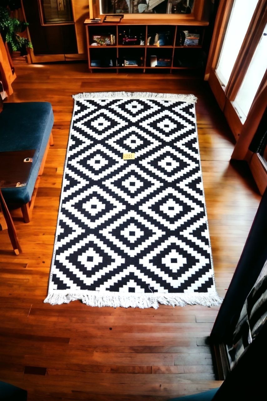 Купить Декоративный коврик SARAFINA HOME BEYAZ100X200, 100 см x 200 м в ...