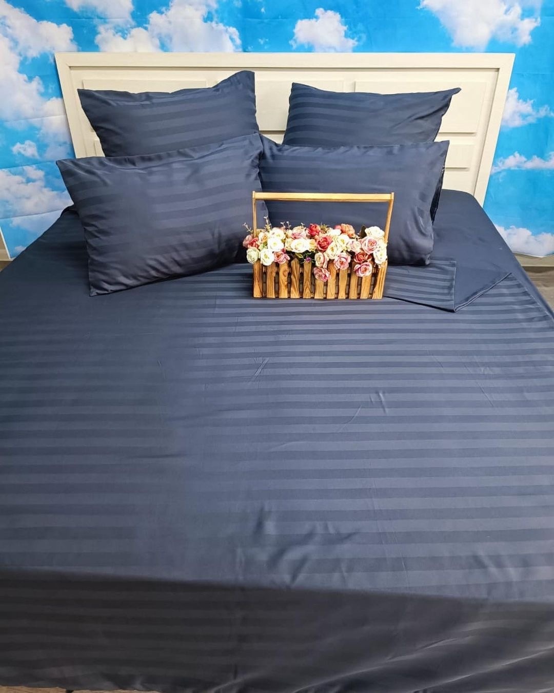Купить Комплект 2-спальный 48456, наволочки: 50x70 см, 70x70 см, страйп ...