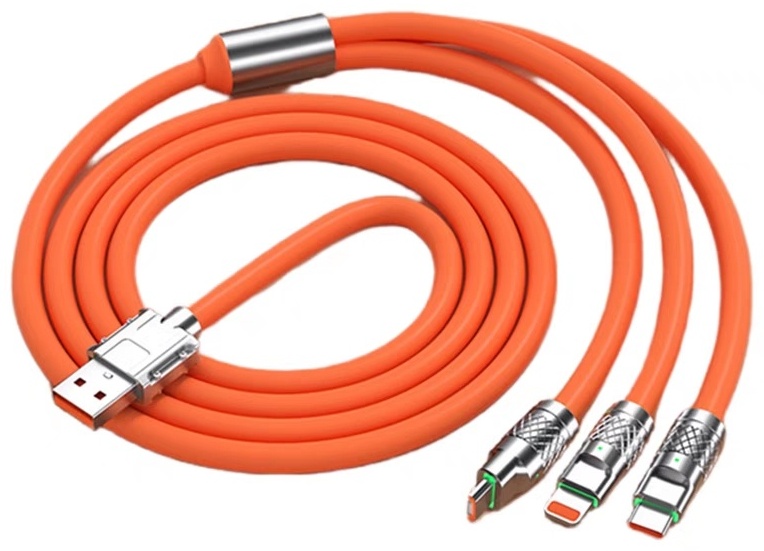 Купить Кабель Digital Wolf Lightning, USB 3.0 (F), USB TypeC (M), micro ...