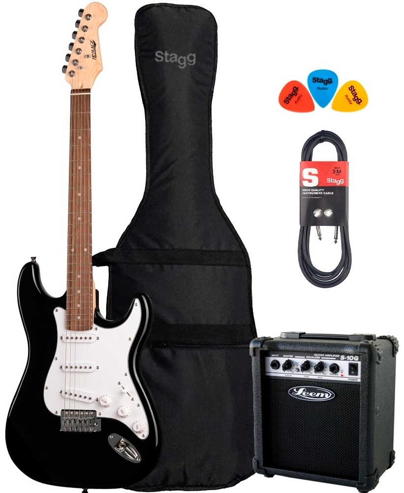 Купить Электрогитара Stagg Homage HEG310BK Pack 1 в Алматы – Магазин на ...