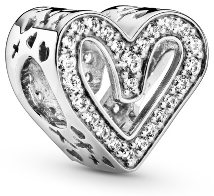 Купить Шарм PANDORA Идеальное сердце 798692C01 вес 2.22 г серебро ...
