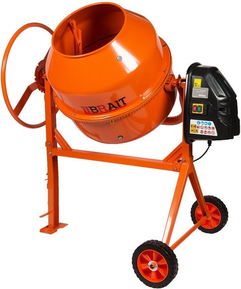Купить Бетономешалка BRAIT BR-240 02192KOR 240 л перфорированный полиамидный стальной чугунный ...