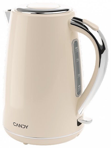 Купить Электрочайник Candy CK-202 бежевый в Алматы – Магазин на Kaspi.kz