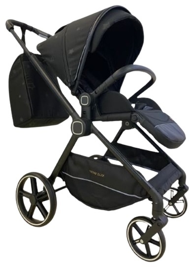 Купить Коляска прогулочная New Lux Z1, серый, черный в кредит в Алматы ...
