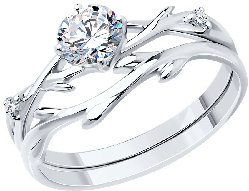 Купить Кольцо SOKOLOV 94013727_17 размер 17 вес 2.25 г серебро, фианит в Алматы – Магазин на ...