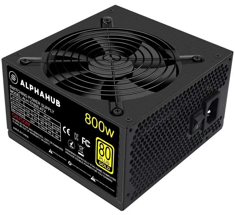 Купить Блок питания Alphahub ALH-TF800-ATX 800 Вт в Алматы – Магазин на Kaspi.kz