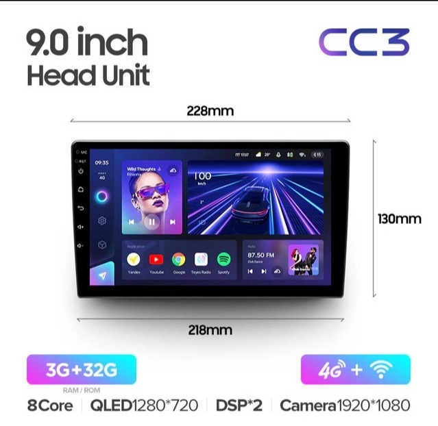 Купить Teyes CC3 2K 3Gb+32Gb в кредит в Алматы – Kaspi Магазин