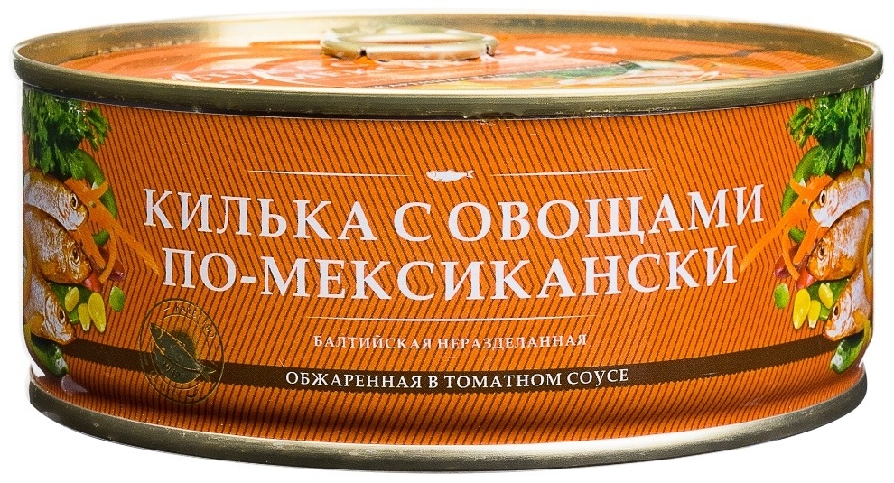 Купить За Родину килька с овощами по-мексикански 240 г в Алматы ...