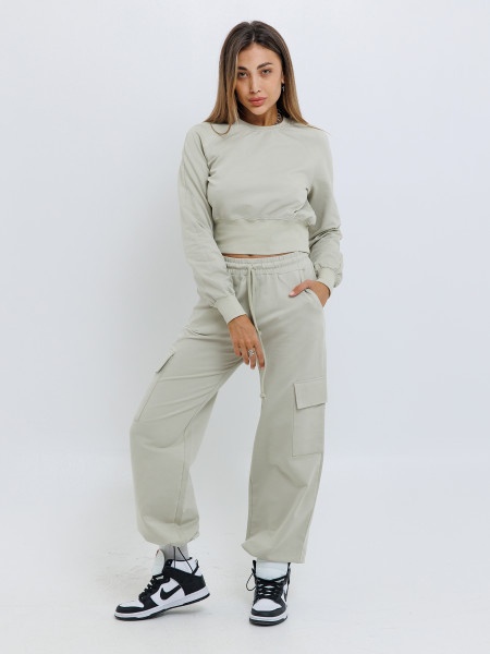 Купить Спортивный костюм Black Star Wear BS Blank белый, зеленый M в ...