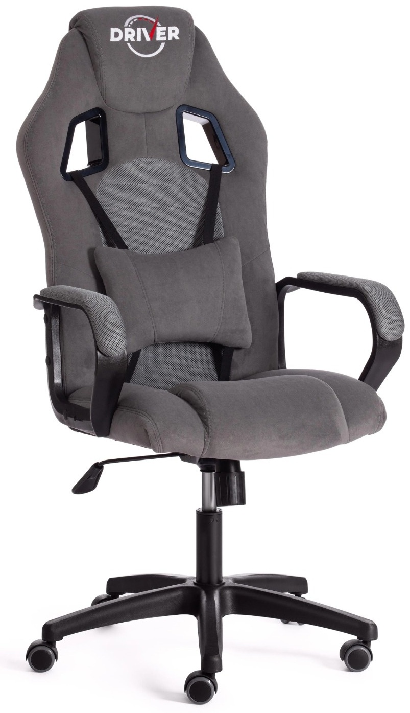 Купить Игровое кресло Tetchair 19291 DRIVER, серый в Алматы – Магазин на Kaspi.kz