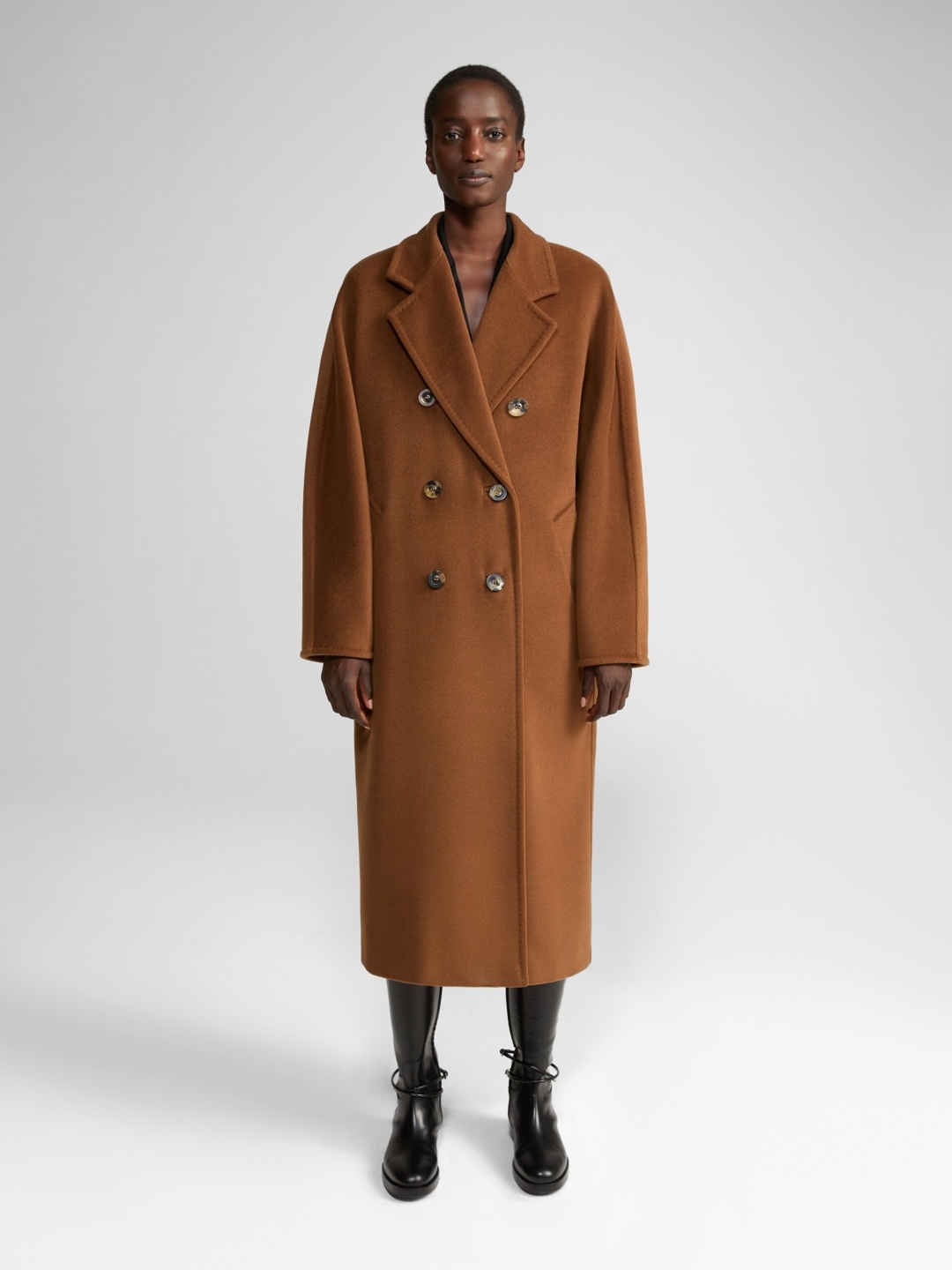 Купить Пальто Max Mara MADAME 10180109 коричневое 36 в кредит в Алматы ...