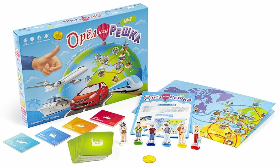 Купить Настольная игра ГЕОДОМ Орёл или решка 4607177458144 в Алматы ...