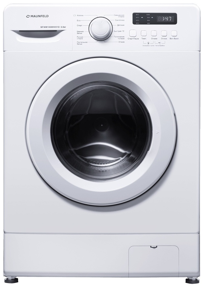 Купить Стиральная машина MAUNFELD MFWM106WH051D белый в Алматы ...