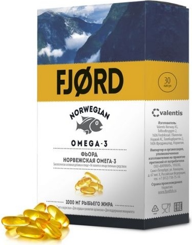 Купить Валентис Норвей Фьорд норвежская Омега-3 капсулы/таблетки 1000 ...