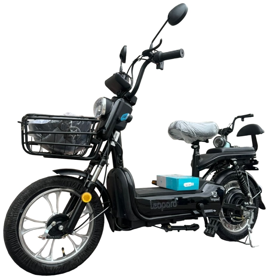 Купить Электровелосипед Leopard 500W 16 дюйм 2024 12.5 дюймов черный ...