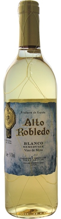 Купить Вино Alto Robledo Blanco полусладкое белое 12% 0.75 л в Алматы ...