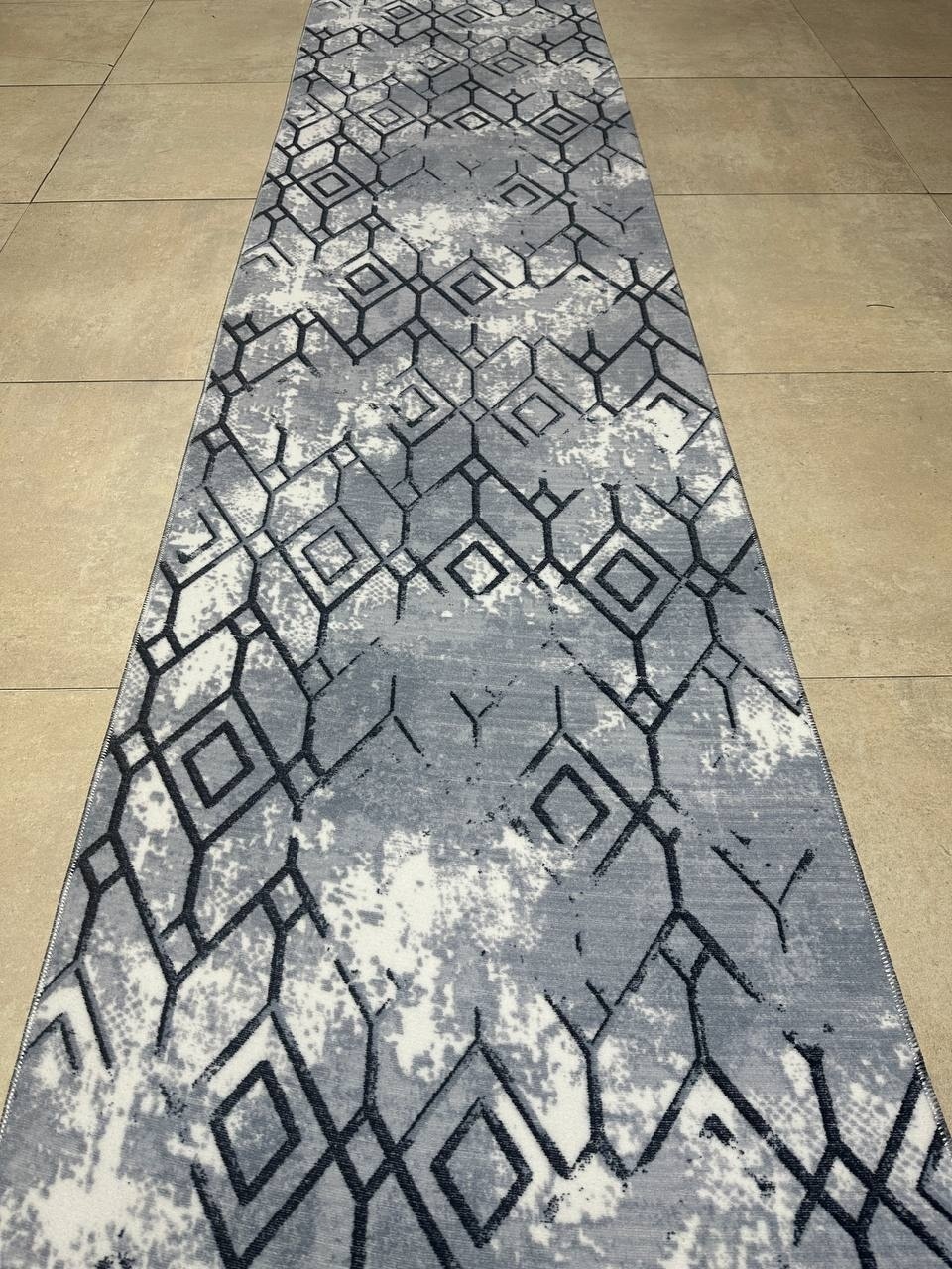 Купить Ковровая дорожка Bal Tekstil Cristal Line 8038 Grey, 100 см x 4 м в Алматы – Магазин на ...