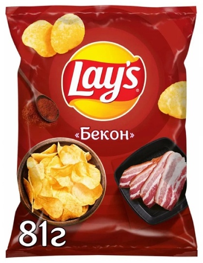 Купить Чипсы Lay’s картофельные Бекон 81 г в Алматы – Магазин на Kaspi.kz