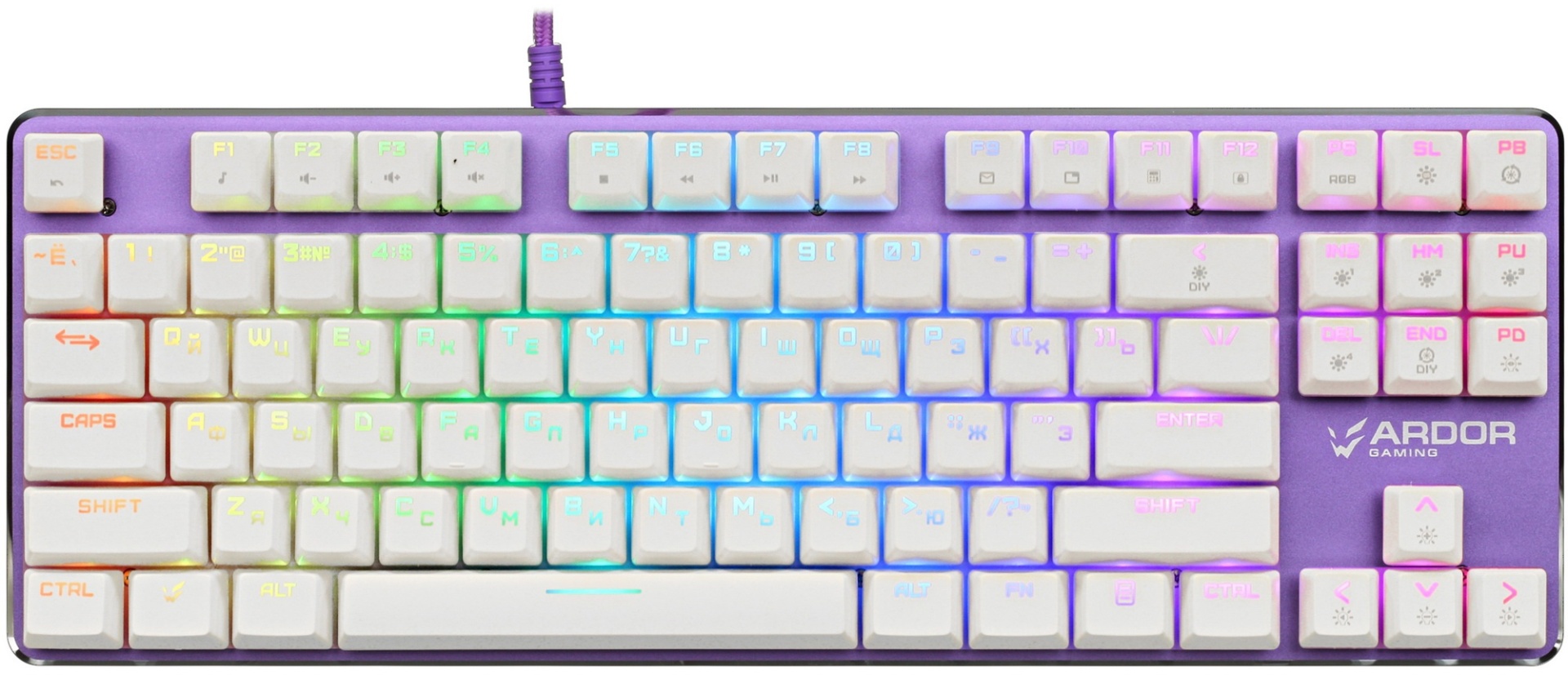 Купить Клавиатура ARDOR GAMING Blade PRO фиолетовый в кредит в Алматы ...