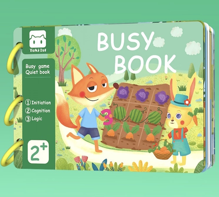 Купить Книжка-игрушка Toki Cat Busy book картон в Алматы – Магазин на ...