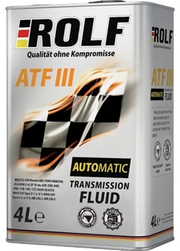 Купить ROLF ATF DIII 4 л в Алматы – Магазин на Kaspi.kz