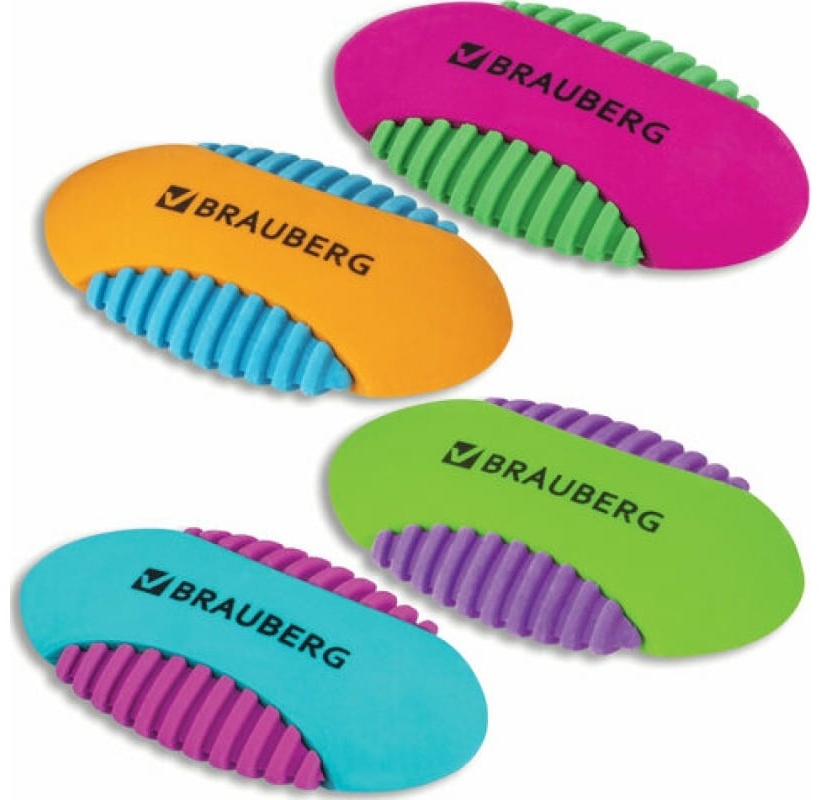 Купить Ластик Brauberg 228724, 1 шт в Алматы – Магазин на Kaspi.kz