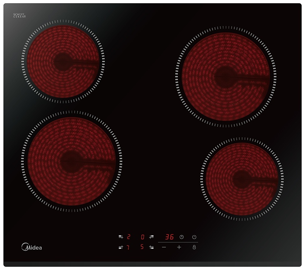 Купить Варочная поверхность Midea MCH-B641C черный в Алматы – Магазин ...
