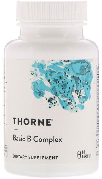 Купить Thorne Research Basic B Complex капсулы 60 шт в Алматы – Магазин на Kaspi.kz