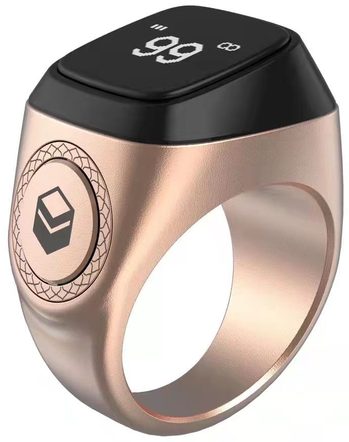 Купить Смарт-кольцо iQibla Zikr Ring золотистый в Алматы – Магазин на ...