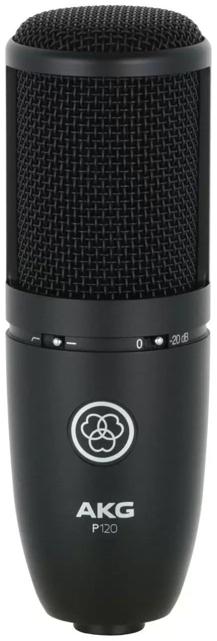 Купить Микрофон AKG P120 черный в Актобе – Магазин на Kaspi.kz