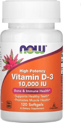 Купить NOW витамин Vitamin D-3 10 000 IU 120 капсул в Алматы – Магазин ...