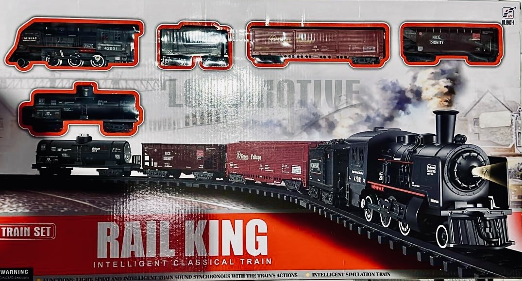 Купить Железная дорога Rail King Hshs, пластик, черный в Алматы ...