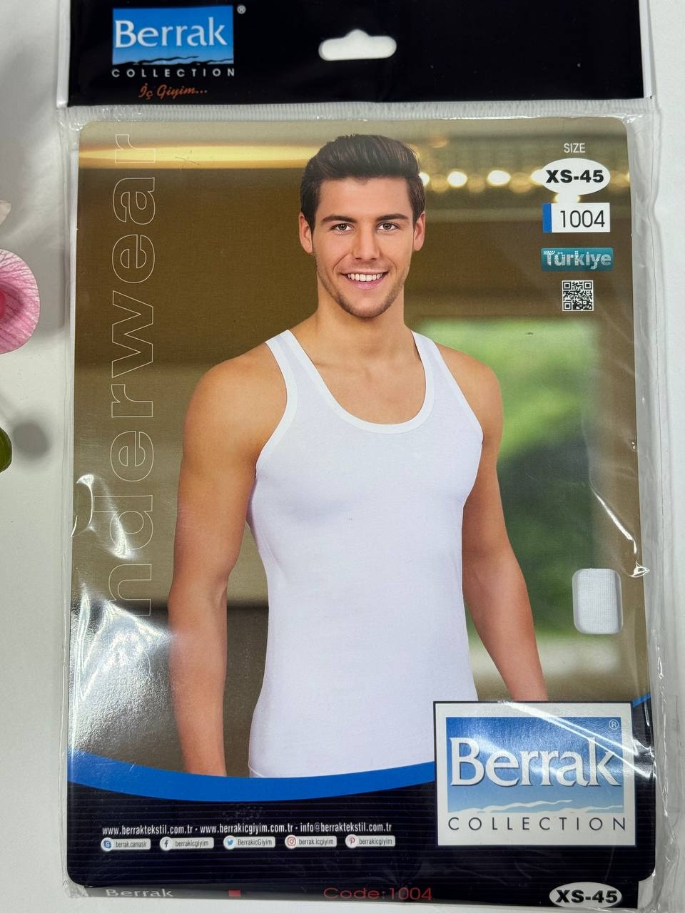 Купить Майка Berrak collection белый в Алматы – Магазин на Kaspi.kz