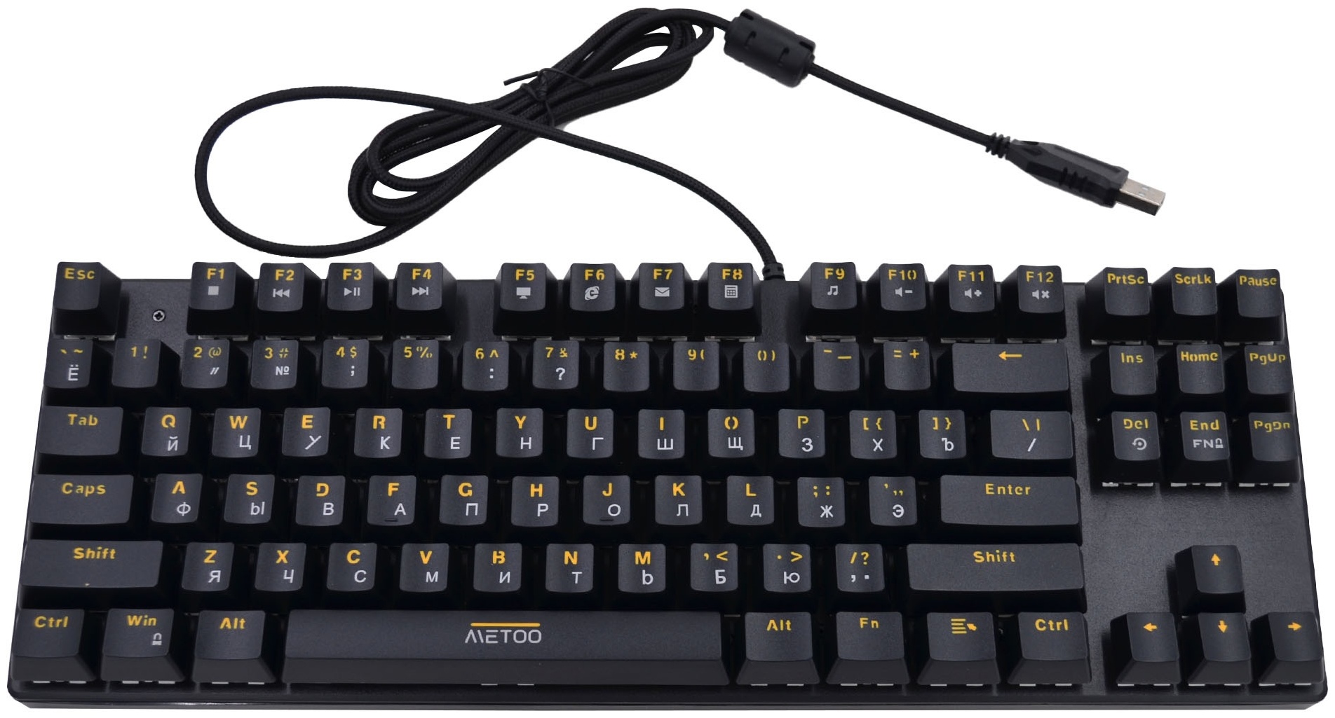 Купить Клавиатура MeToo Zero X52 черный в кредит в Алматы – Kaspi Магазин