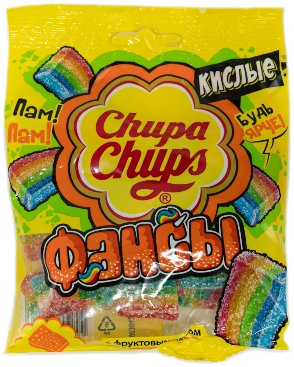 Купить Мармелад Chupa Chups Фансы кислые жевательный 70 г в Алматы ...
