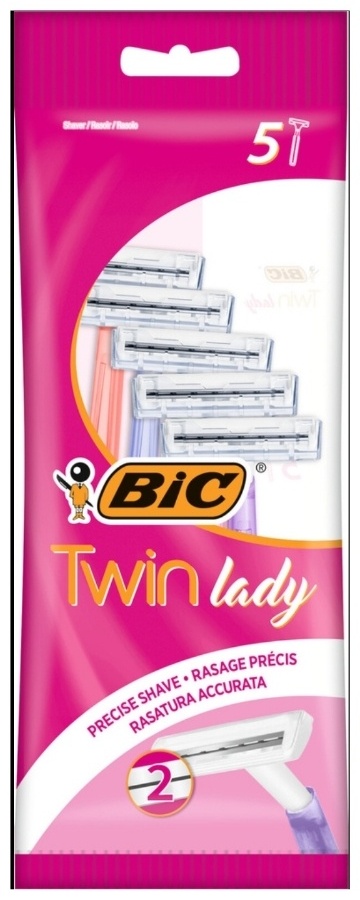Купить Bic Twin Lady бритвенный станок 5 шт в Алматы – Магазин на Kaspi.kz
