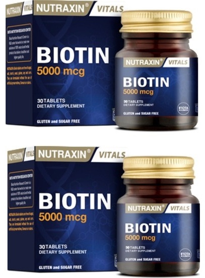Купить NUTRAXIN витамин Biotin 5000 mcg 30 шт в Алматы – Магазин на ...