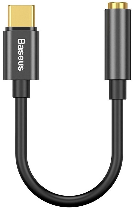 Купить Переходник Baseus 3.5 mm jack - USB Type-C 0.09 м в Алматы ...