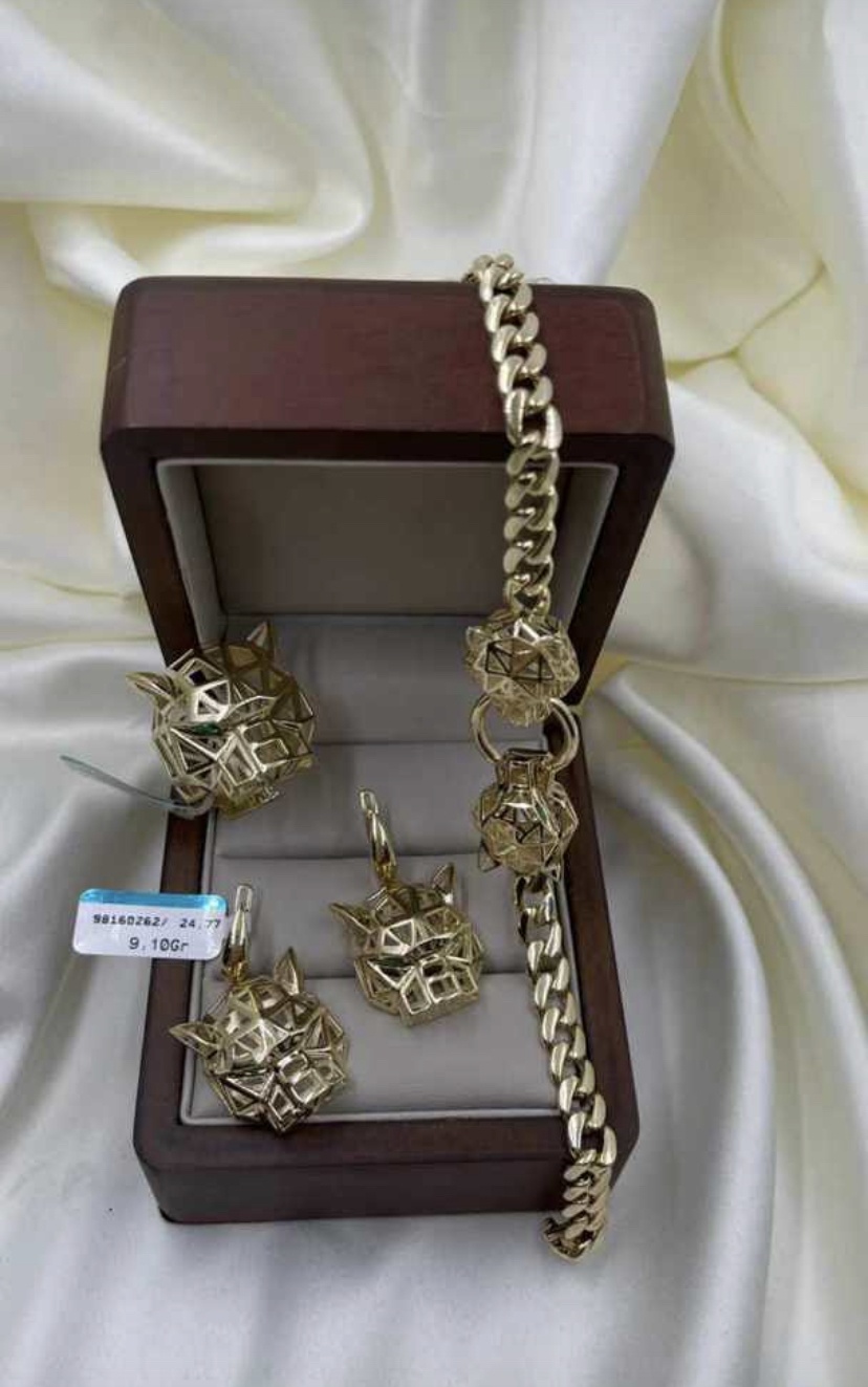 Купить Комплект Italian Gold Италия вес 31.8 г золото, изумруд в Алматы – Магазин на Kaspi.kz