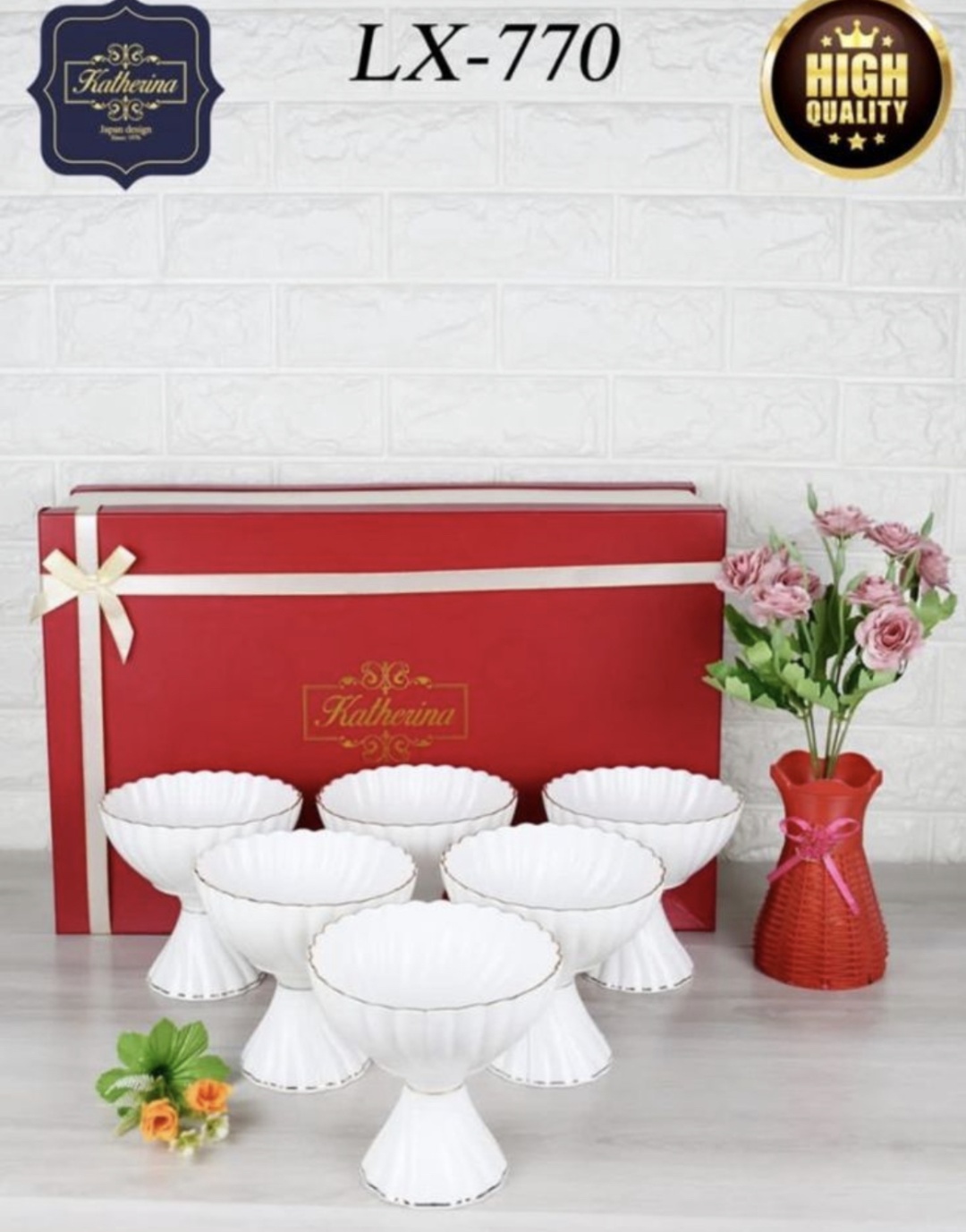 Купить Katherina конфетница Конфетницы Lx-770 круглая 6 шт в Алматы – Магазин на Kaspi.kz