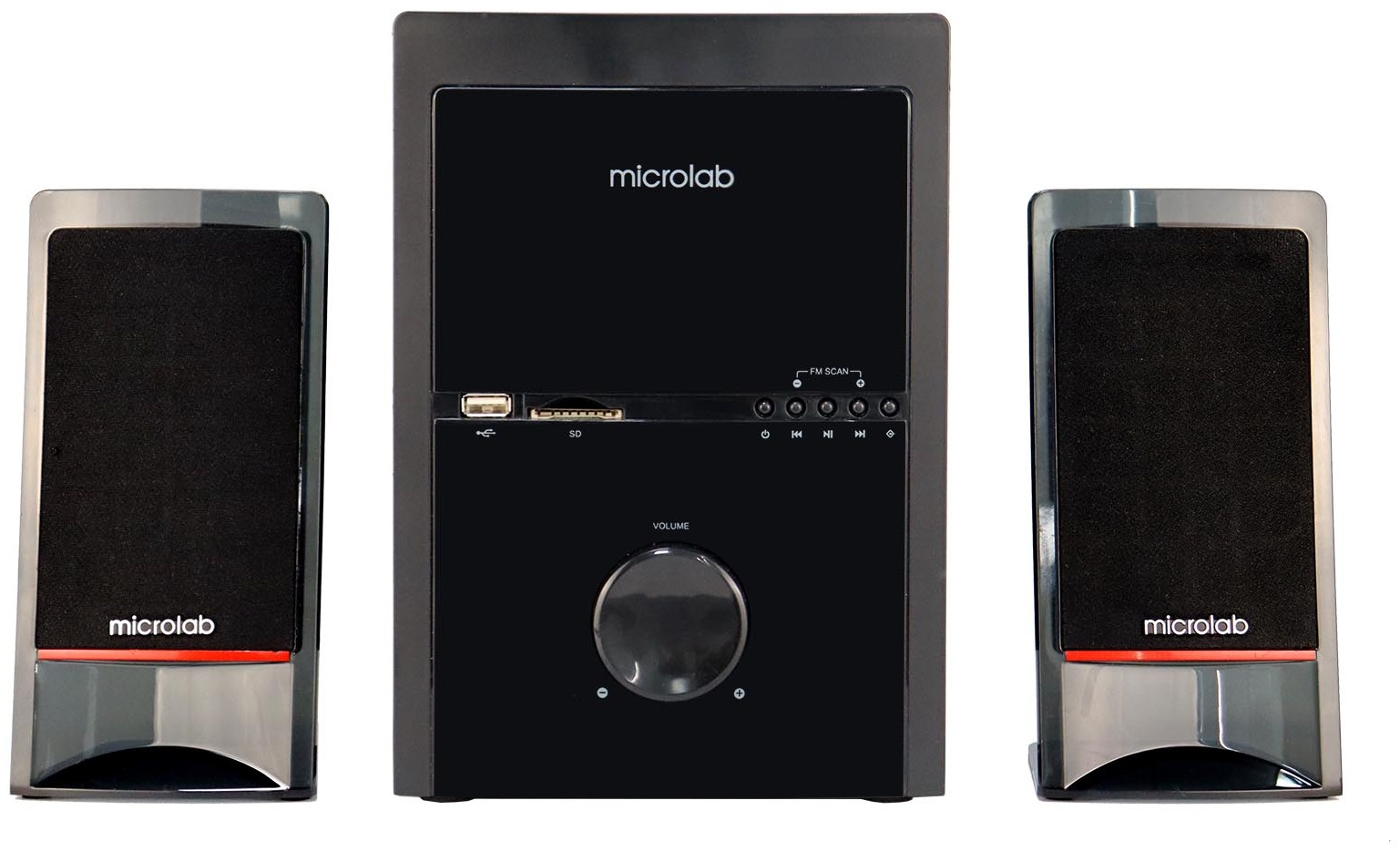 Купить Компьютерные колонки Microlab M-700BT черный в Алматы – Магазин на Kaspi.kz