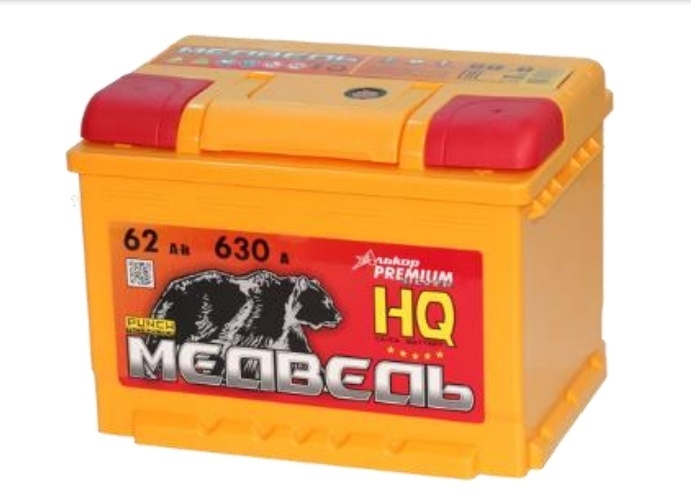 Купить Аккумулятор АЛЬКОР Медведь HQ 62 Ач -/+ в Алматы – Магазин на ...