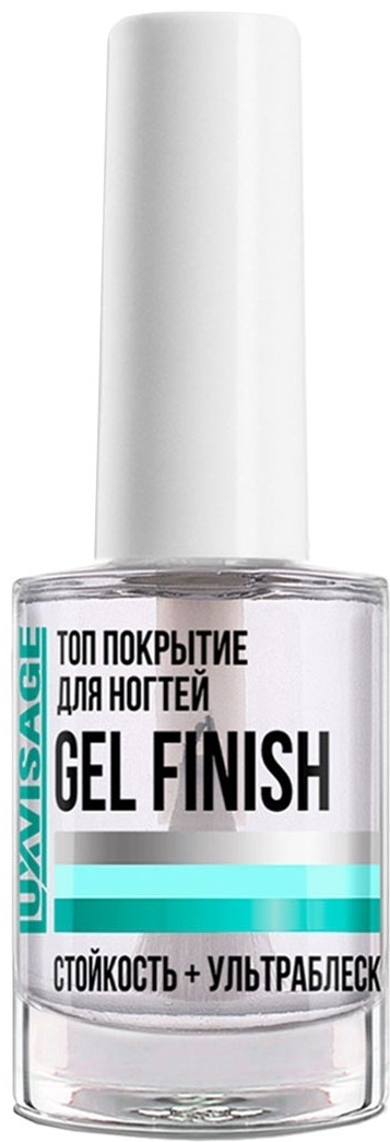 Купить LUXVISAGE топ для лака Gel Finish прозрачный 9 мл в кредит в ...