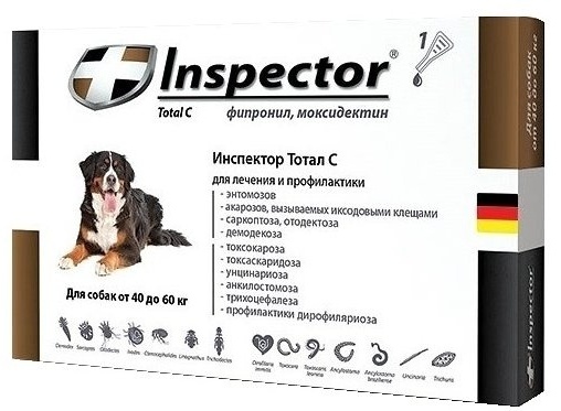 Купить Средство Inspector Total C для собак от блох, от клещей, от ...