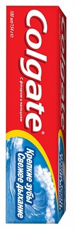 Купить Colgate зубная паста Крепкие зубы свежее дыхание 100 мл в Алматы – Магазин на Kaspi.kz