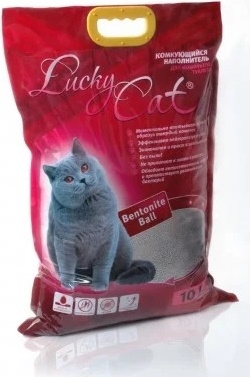 Купить Наполнитель Lucky Cat нейтральный комкующийся 10 л в Алматы ...