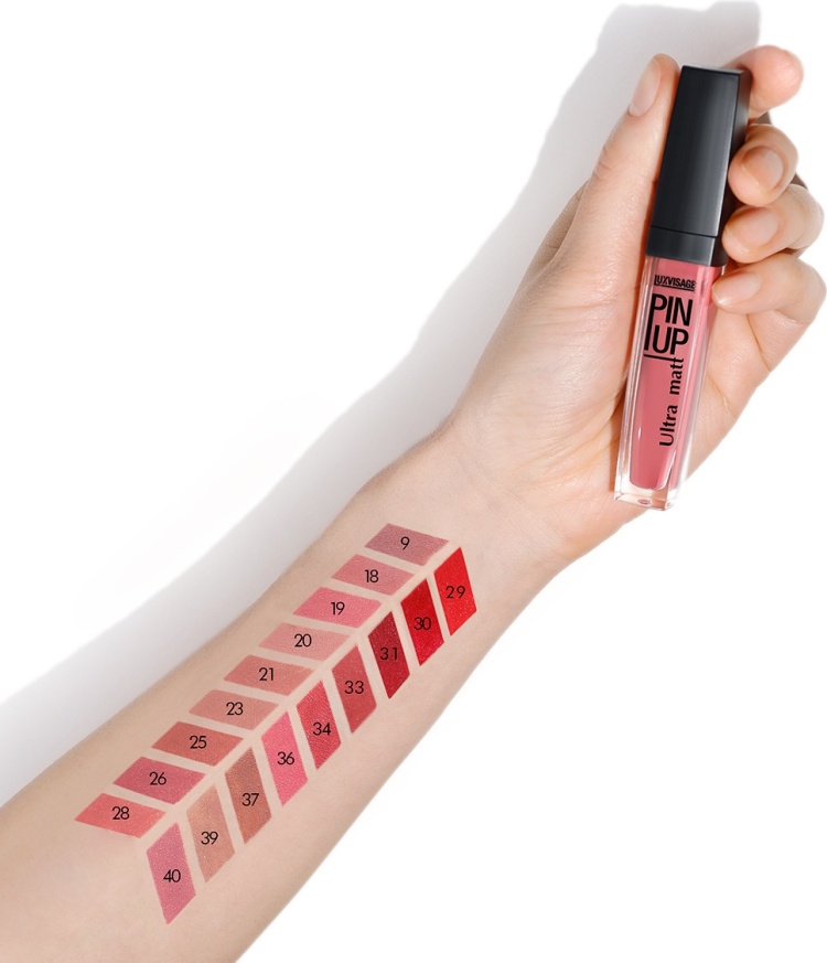 Купить LUXVISAGE Pin-Up Ultra Matt блеск для губ бежевый №25 Toffee в ...