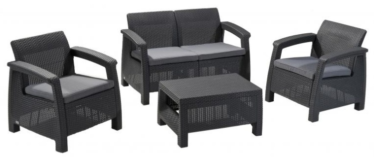 Купить Комплект KETER CORFU SET 4 в 1 в кредит в Алматы – Kaspi Магазин